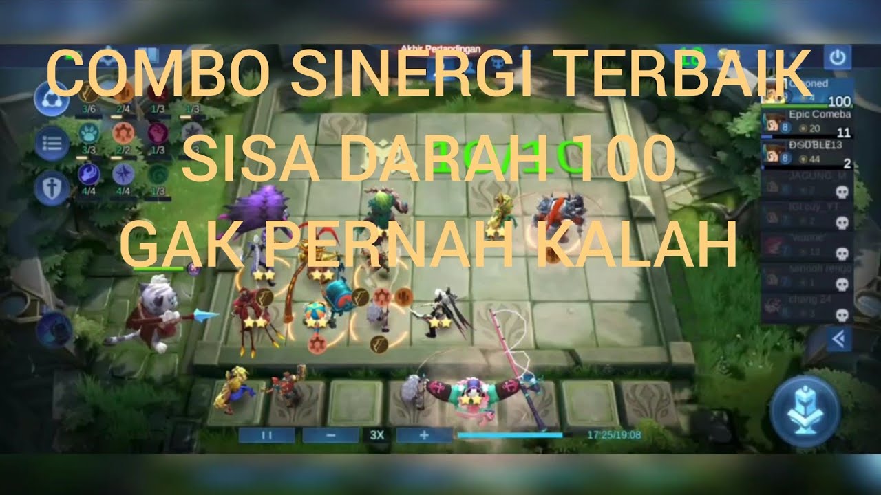 COMBO SINERGI MAGIC CHESS TERKUAT DAN TERBAIK KEMENANGAN 100% JULI 2020 ...