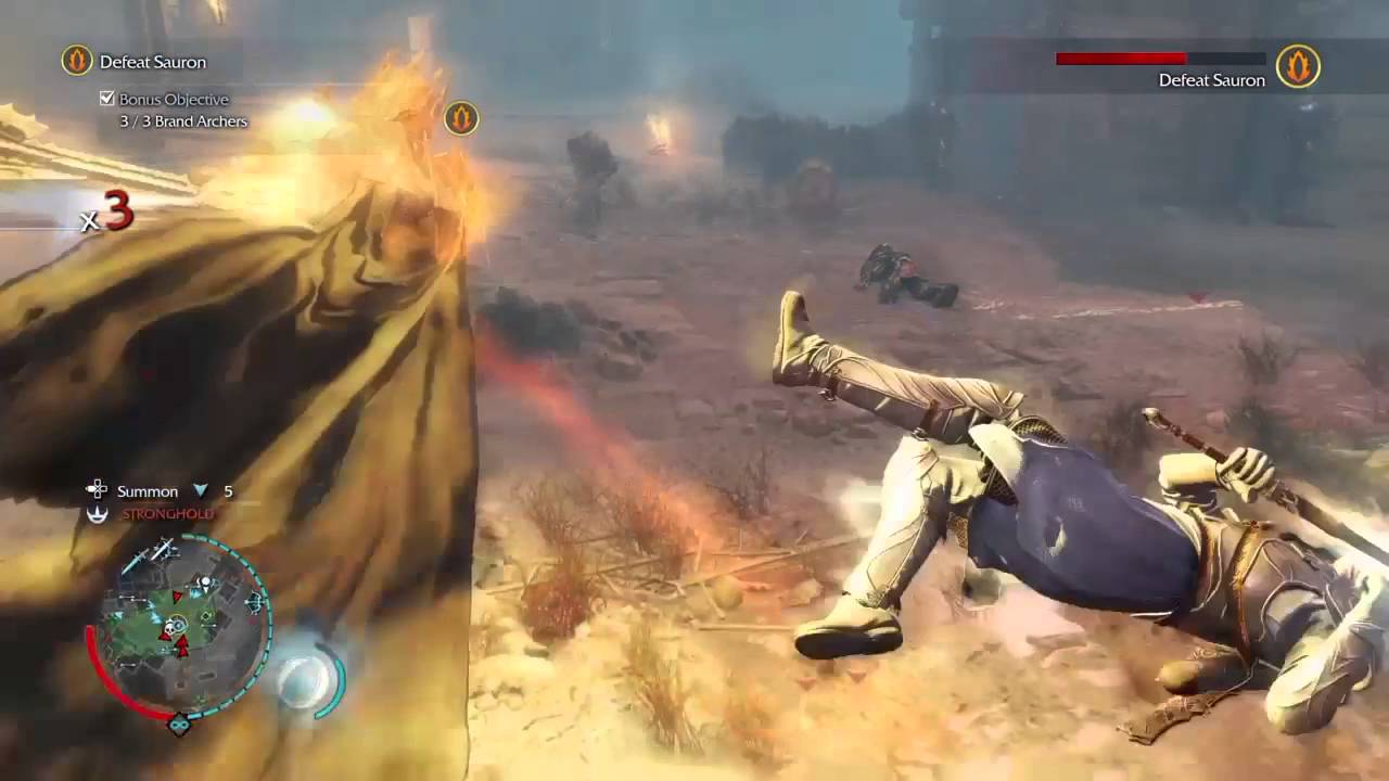 Middle Earth Shadow of Mordor: The Bright Lord DLC Final Boss - YouTube