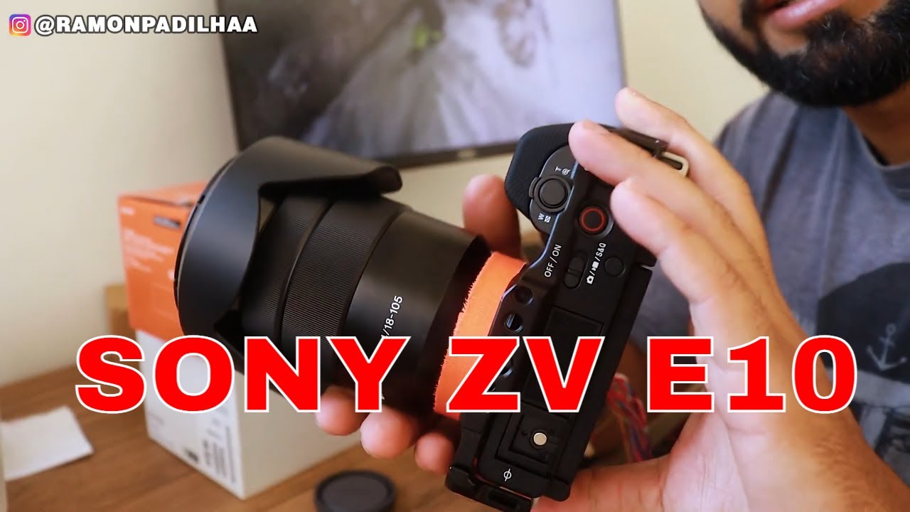 UMBOXING SONY ZV E10 E LENS SONY 18 105 - NOVA CAMERA - YouTube