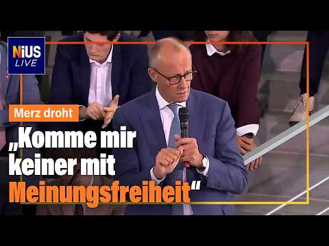 Kanzler Merz will die Bürger vor „falschen Informationen“ schützen | NIUS Live