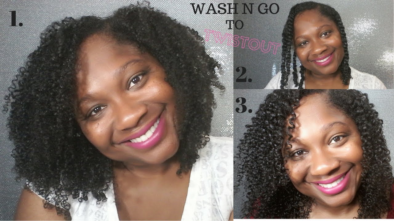 WASH N GO TO TWIST OUT - YouTube