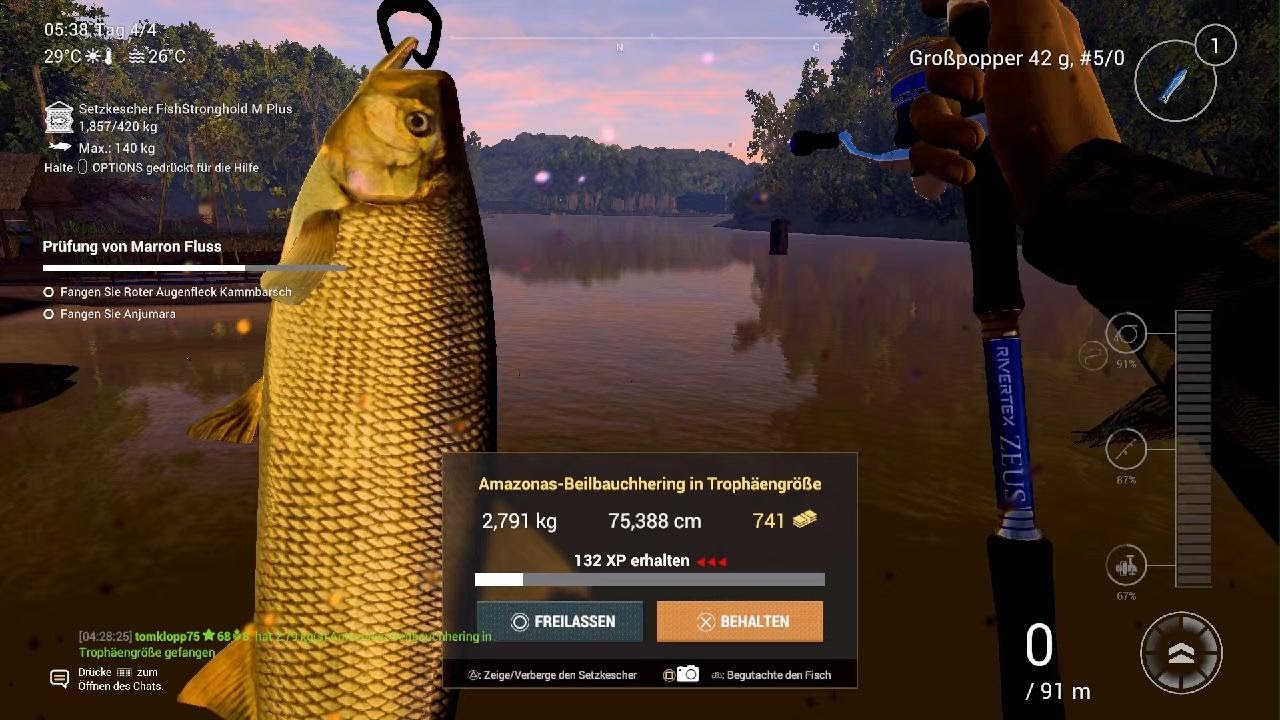 Fishing Planet_Marron River Bolivia 🇱🇹 South American Topwater : Popper ...