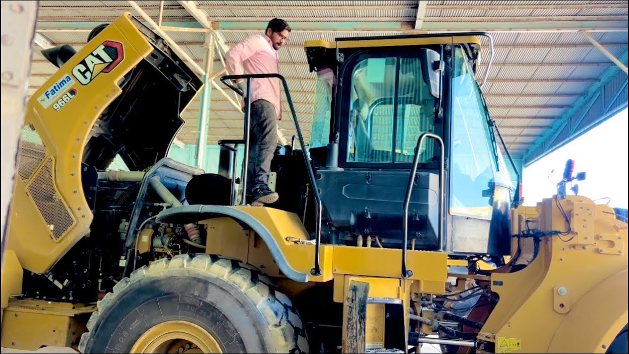 966L cat loader all maintenance and allcheck - YouTube
