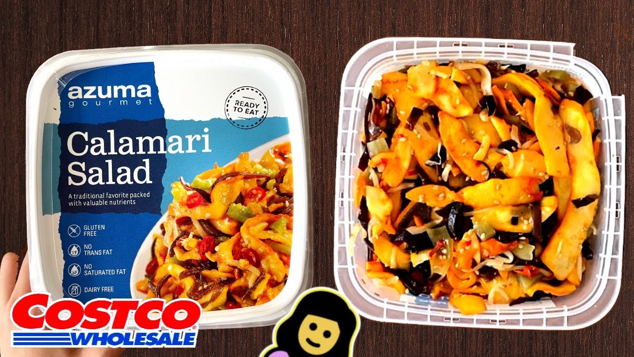 Azuma Gourmet Calamari Salad - Costco Product Review - YouTube