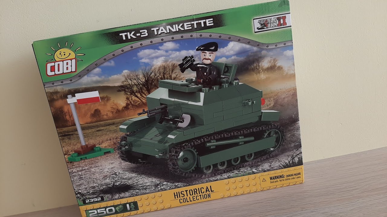 Cobi TK-3 TANKETTE /Recenzja - YouTube