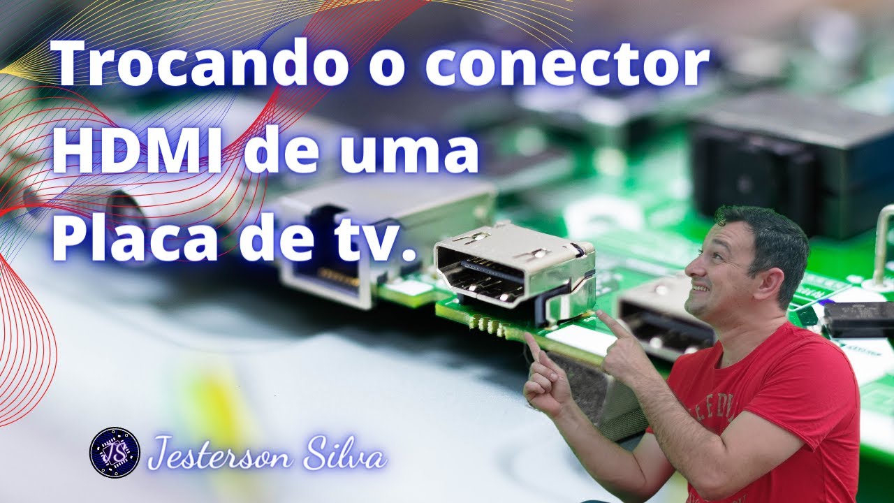 Como trocar o conector HDMI da TV. - YouTube