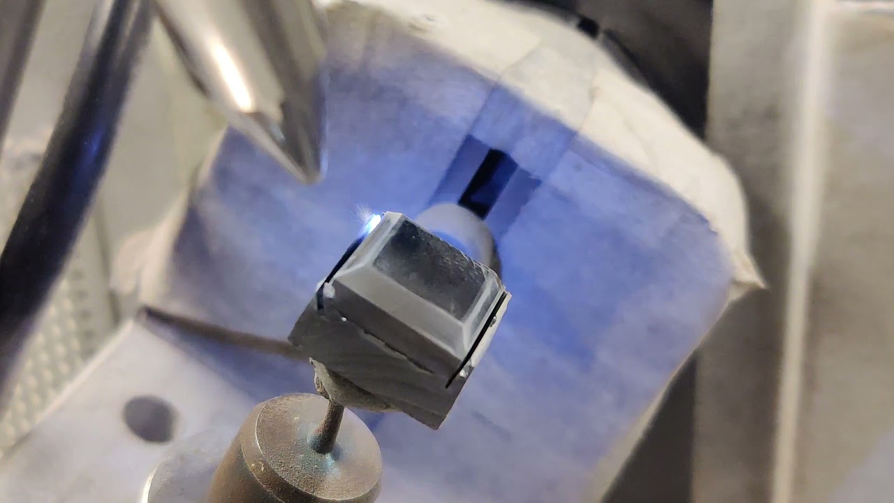 Fancy diamond cutting by Tulsi laser technology machine - YouTube