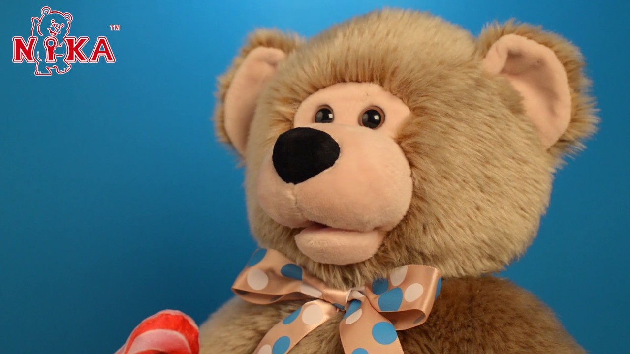 Sweat teddy bear sings "Let Me Call You Sweetheart" by Bing Crosby ...