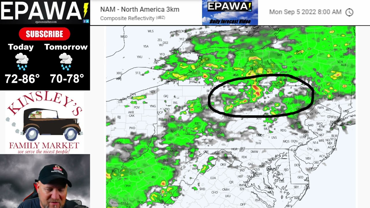 EPAWA's forecast video Monday September 5th, 2022 - YouTube