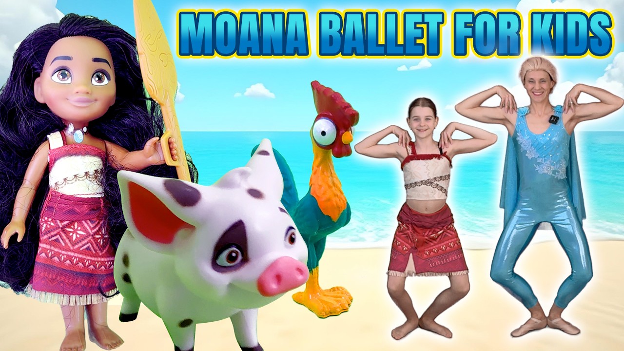Ballet For Kids | Disney MOANA Ballet| Kids Ballet Class (Ages 3-8 ...