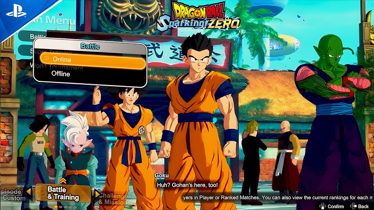 DRAGON BALL Sparking! Zero - NEW MENU, ONLINE MATCHES & WORLD ...