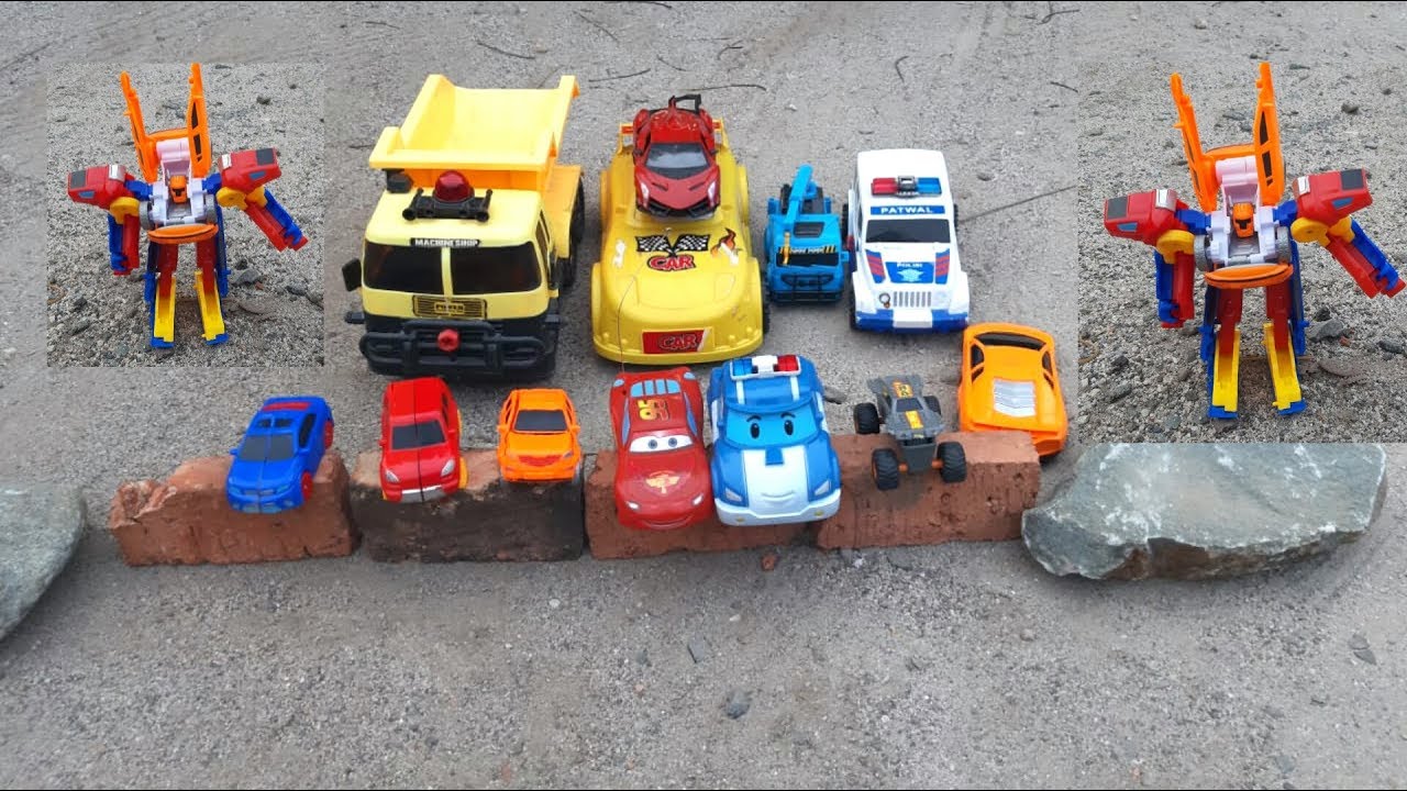 Main Mobil Mobilan TOBOT | ROBOT BUMBLEBEE Bongkar Penutup Jalan ...