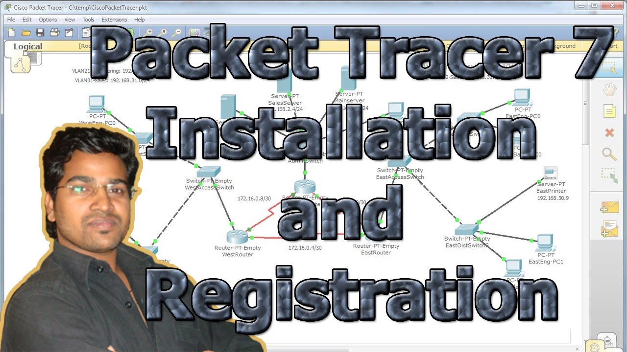 Packet tracer Installation and registration - YouTube