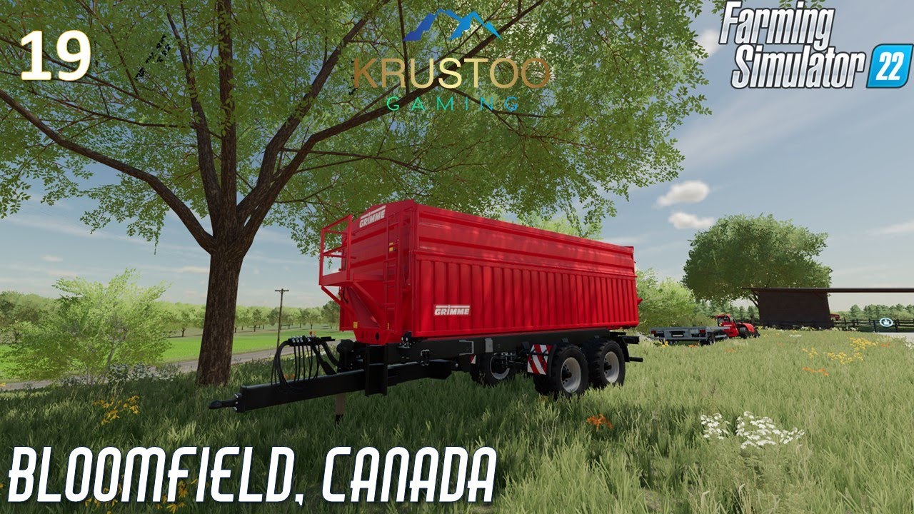 FS22 - EP19 - Bloomfield CA - Awesome new TRAILER for the farm! - YouTube
