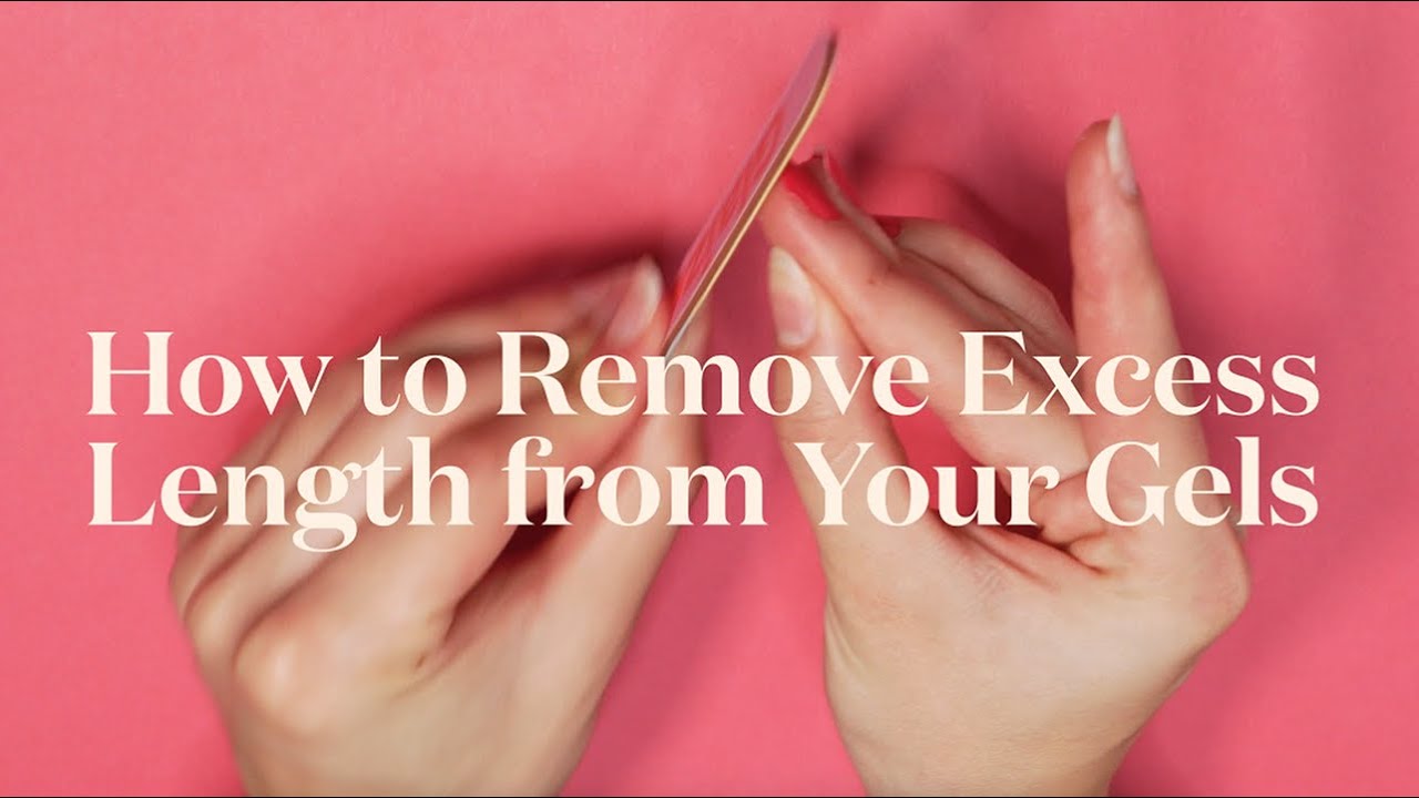 How to Remove Excess Length from Your Glaize Gels | Glaize - YouTube