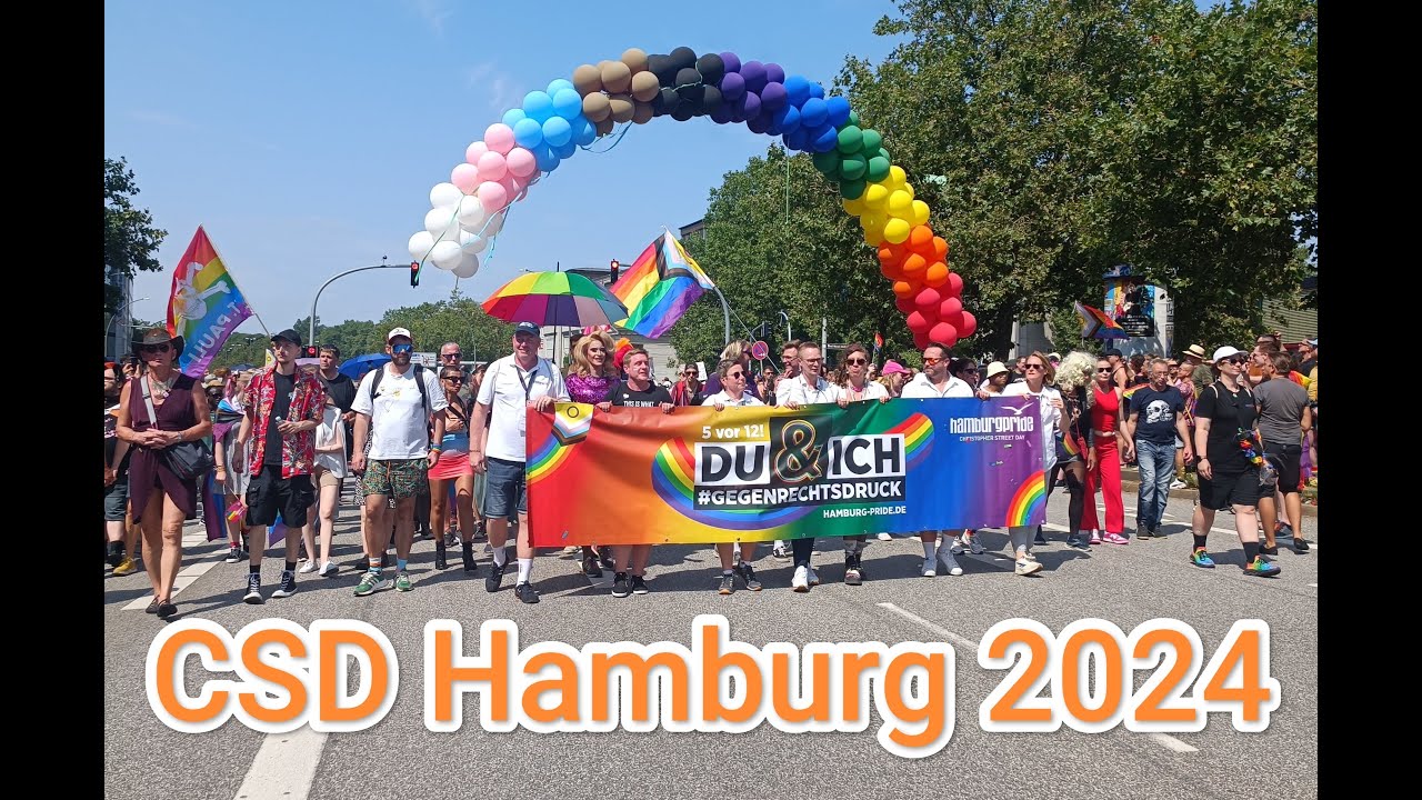 🌈 🏳️‍🌈 🏳️‍⚧️ CSD Hamburg Parade 2024 * 3. August 2024 🌈 🏳️‍🌈 🏳️‍⚧️ ...