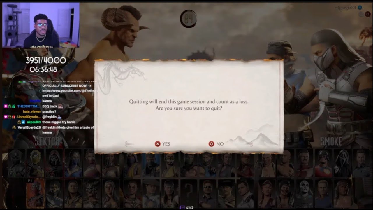 Lowtiergod is ragequitting in fighting games because The Salt keeps ...