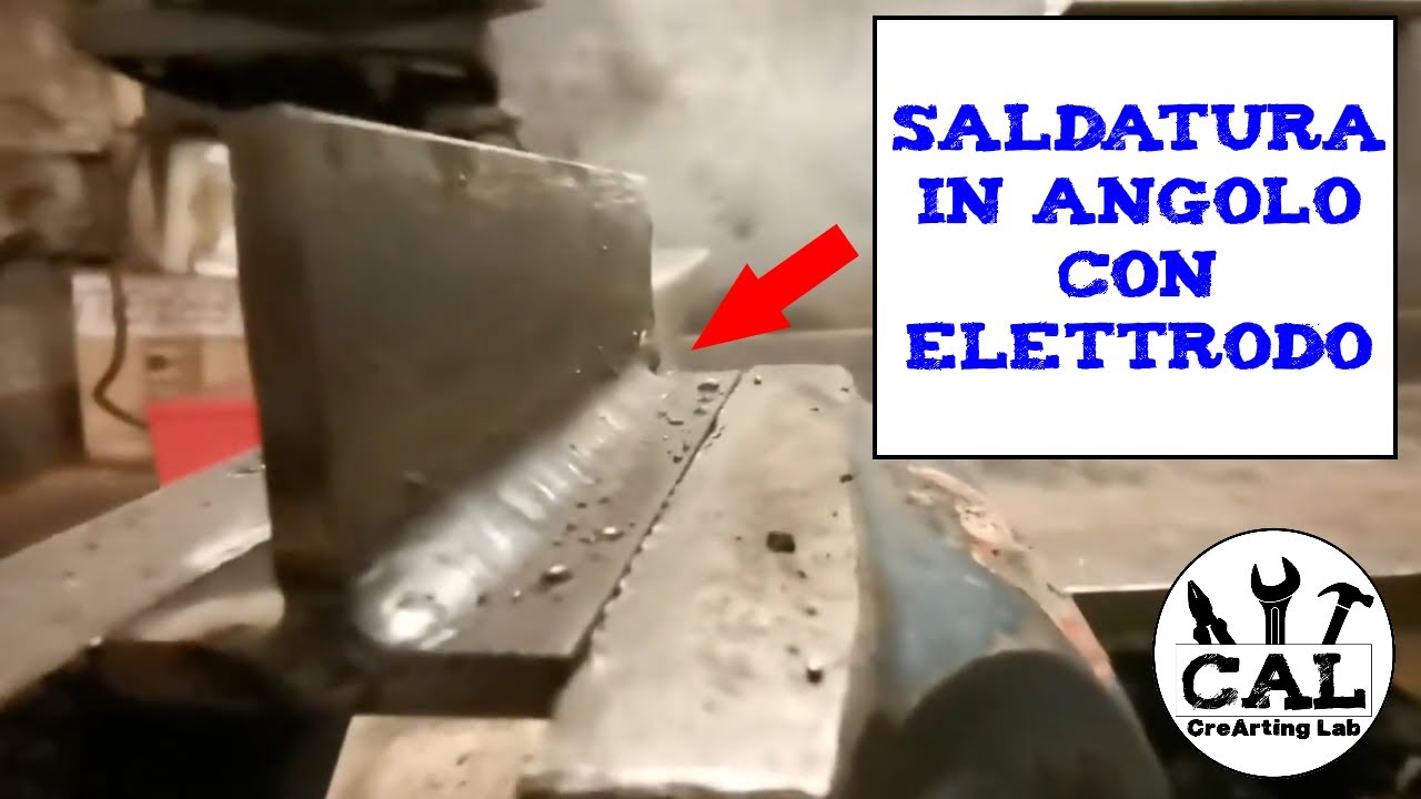 Saldatura in angolo con elettrodo - YouTube