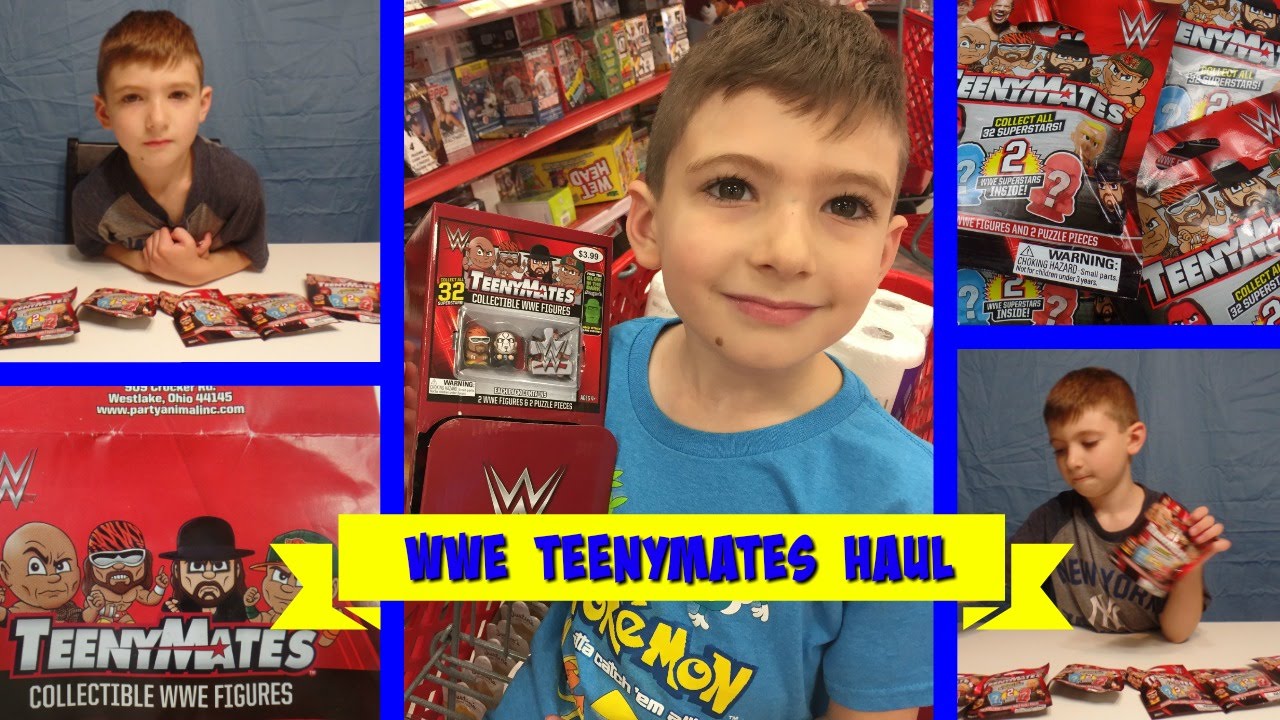 WWE TeenyMates Unboxing Blind Bags | WWE Action figures | - YouTube