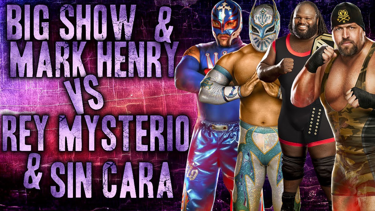 WWE 2K14: Big Show & Mark Henry Vs Rey Mysterio & Sin Cara - YouTube