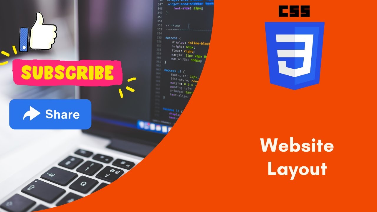 25 CSS Website Layout - YouTube