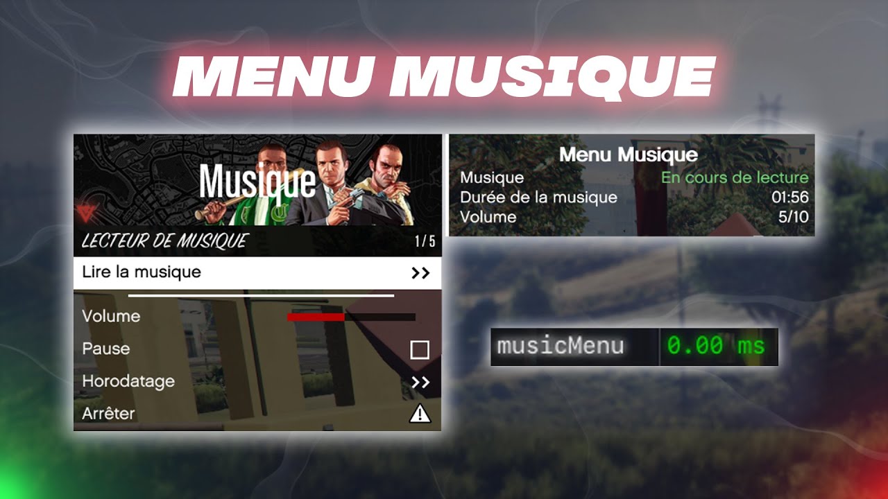 Menu Musique fivem | Menu dj | Full Configurable | RageUI v2 | Optimisé ...