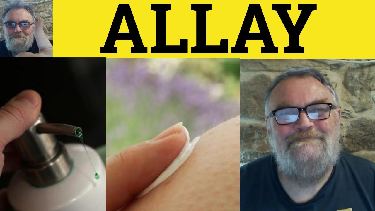  Allay Meaning Allayed Defined Allaying Examples Allay Allay