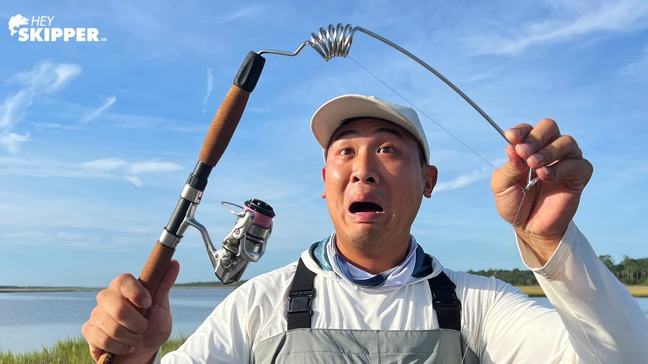 TINY Fishing Rod VS Big Fish! - YouTube