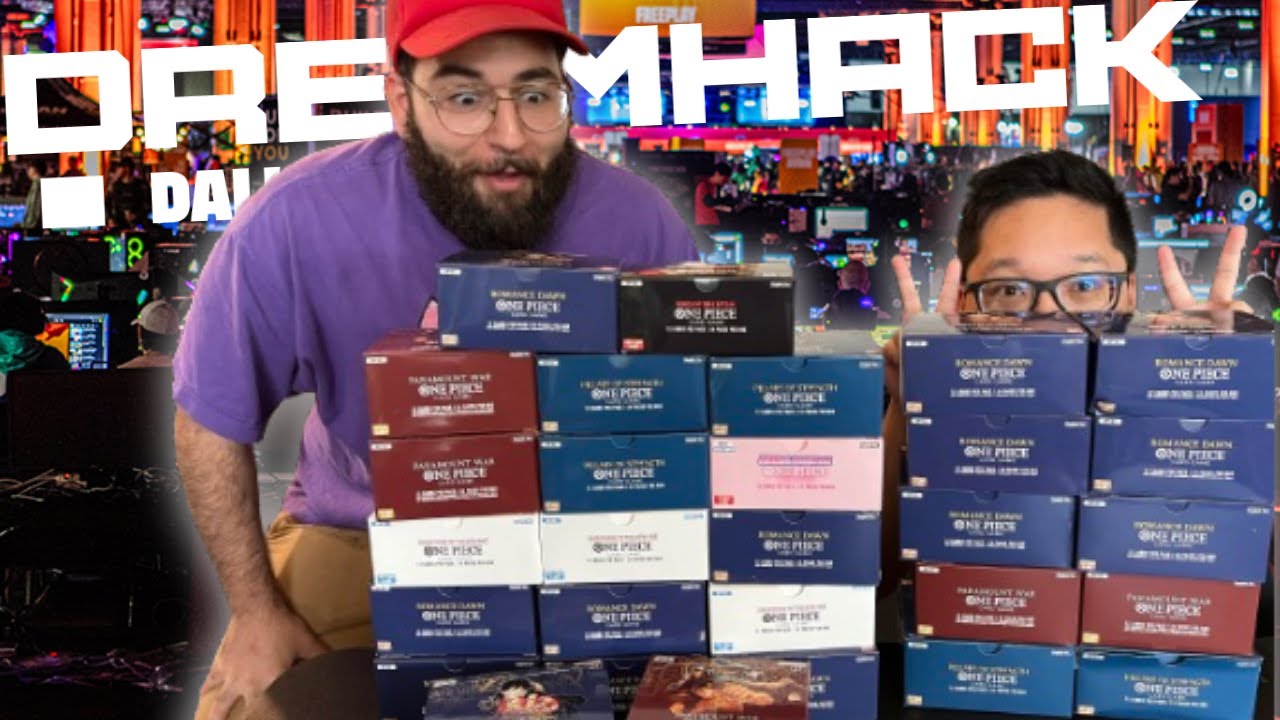 We opened 500+ One Piece TCG packs from Dreamhack Dallas!! | OP01, 02 ...