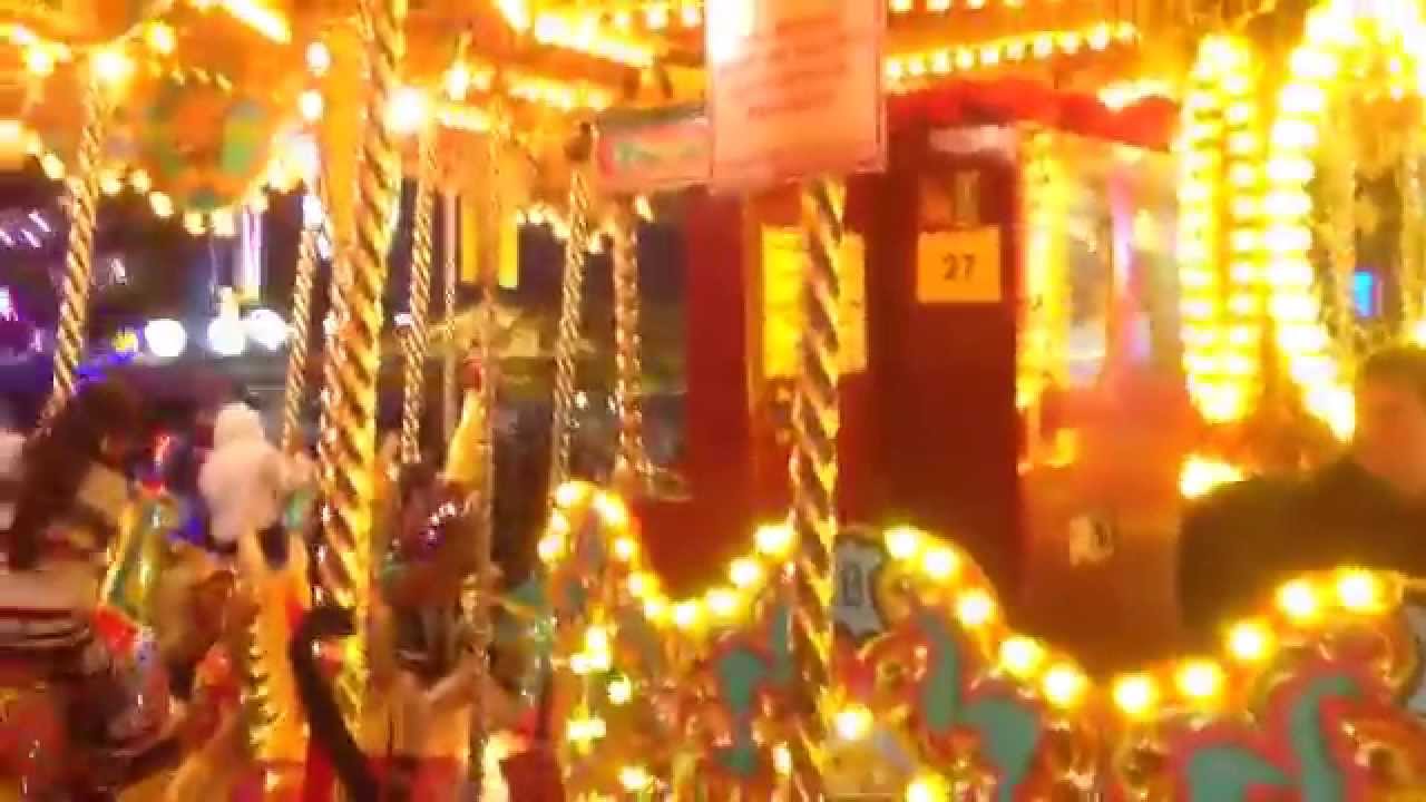 Goose Fair Nottingham Carousel Horses 2015 - YouTube