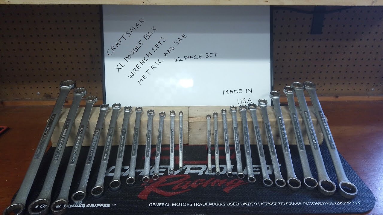 Craftsman XL double box wrench sets,made in USA!!! - YouTube
