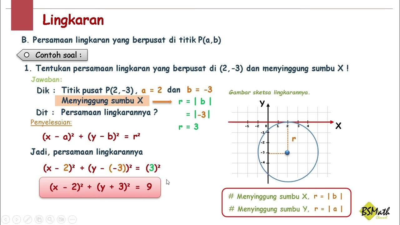 Persamaan Lingkaran Pusat a b Dan Menyinggung Sumbu X Matematika persamaan-lingkaran-pusat-a-b-dan-menyinggung-sumbu-x-matematika