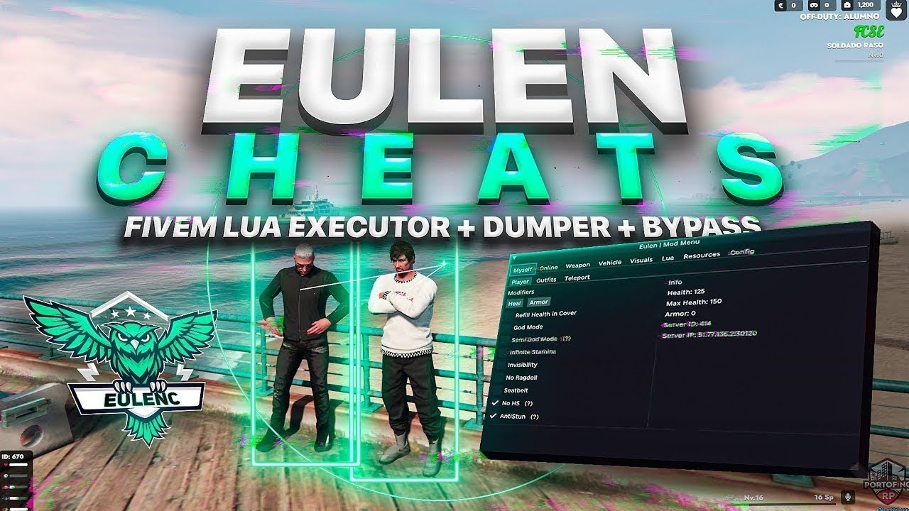 EULEN CHEATS CRACKED 2024 | FIVEM MOD MENU FREE - YouTube