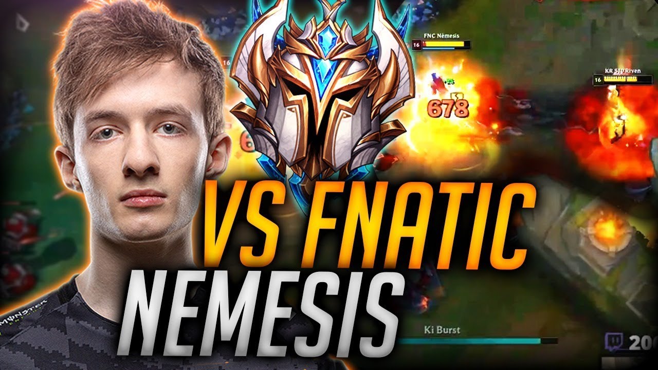 ¡PARTIDAZA de CHALLENGER contra FNC NEMESIS! ¡Esto es un 1VS9 en TODA REGLA! - YouTube