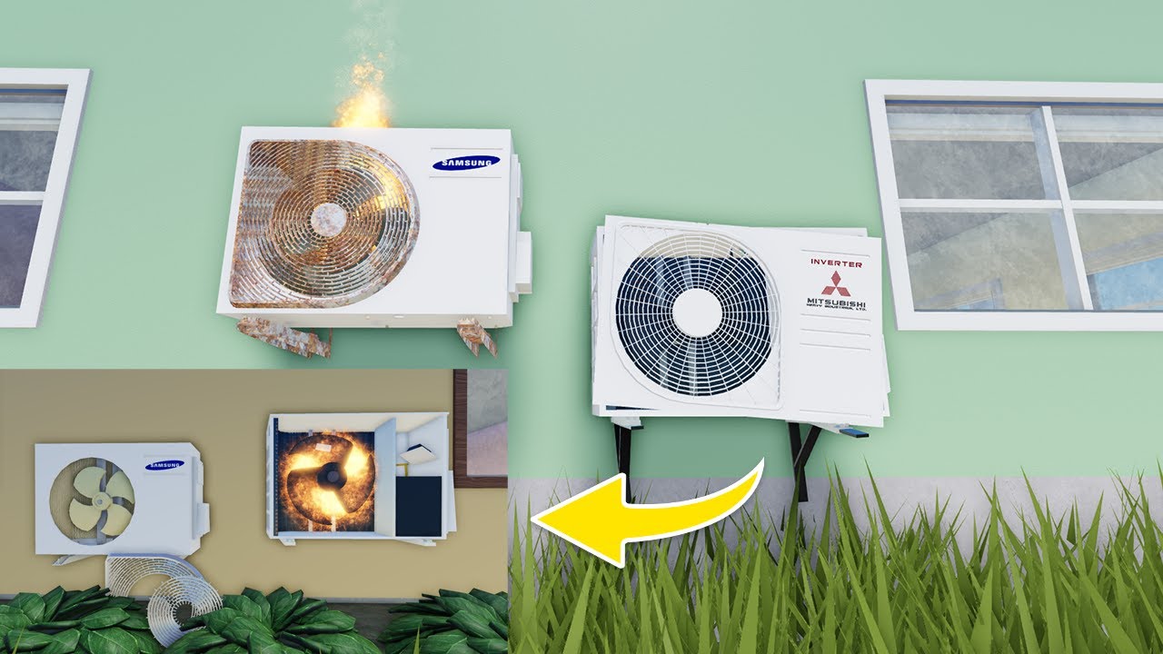 Epic! Air Conditioner is Burning, Broken AC Funny Game | Roblox - YouTube