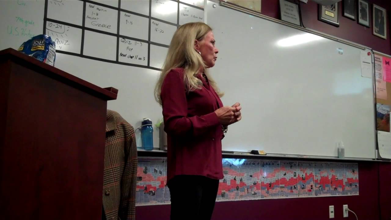 State Sen. Vicki Marble speaks at LCHS Oct 21, 2016 - YouTube
