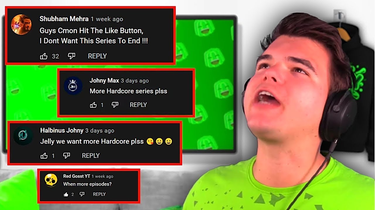 JELLY Reading OUR COMMENTS... - YouTube