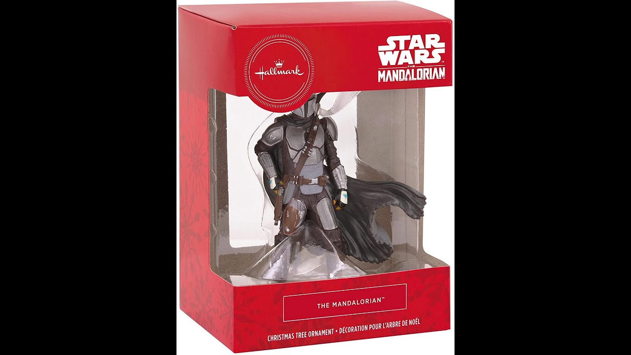 Hallmark 2020 Christmas Star Wars The Mandalorian Tree Ornament Review ...