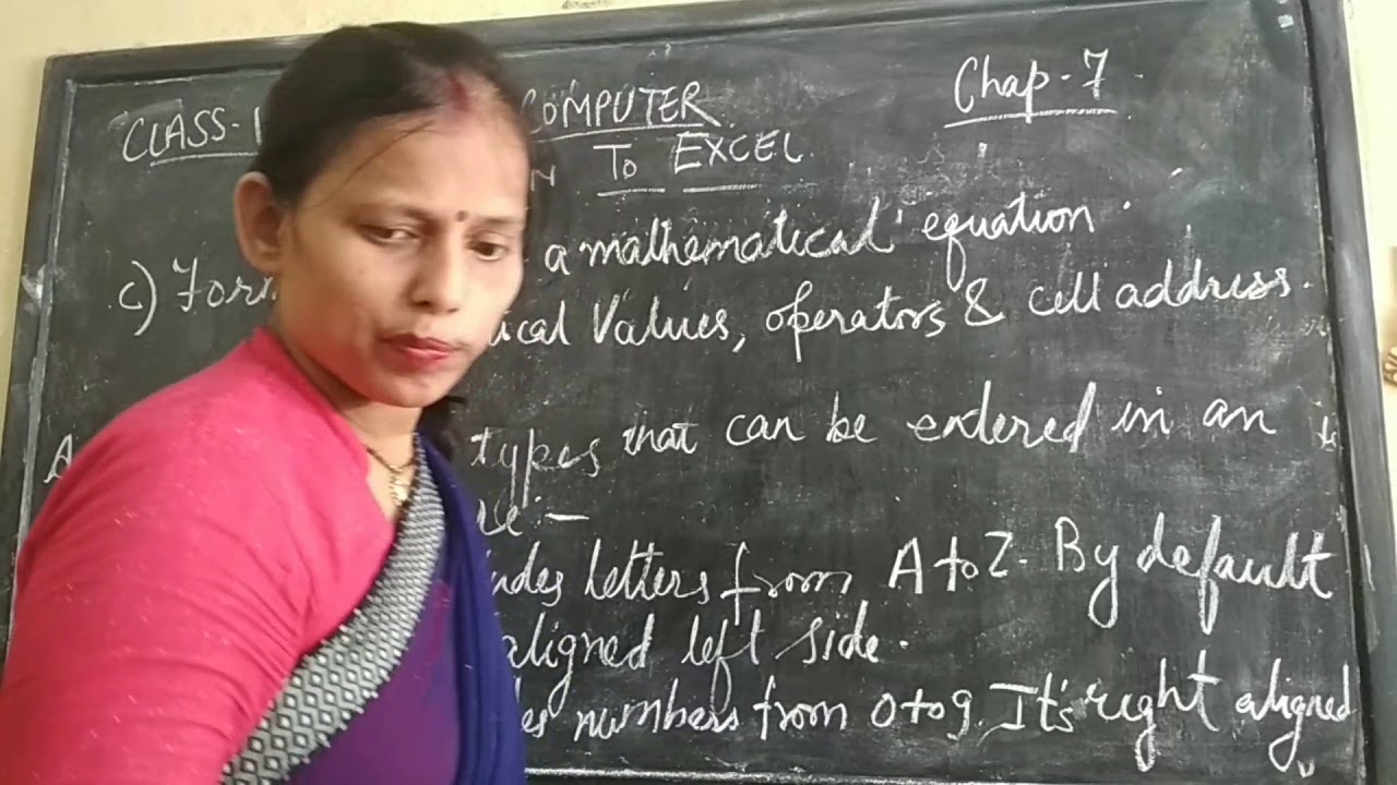 Introduction to excel grade 5 part 12 - YouTube