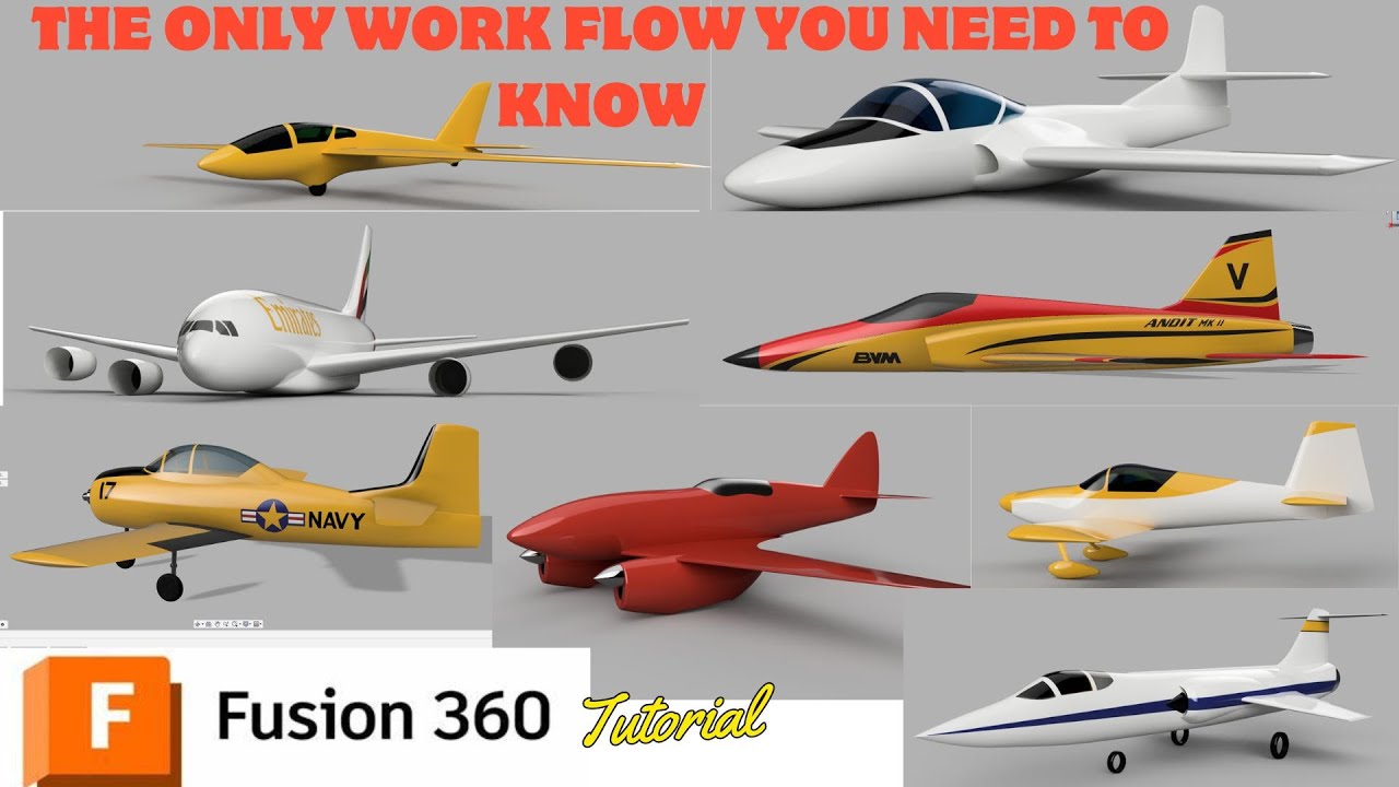 The only work flow you need to know modeling with forms in Fusion 360 ...