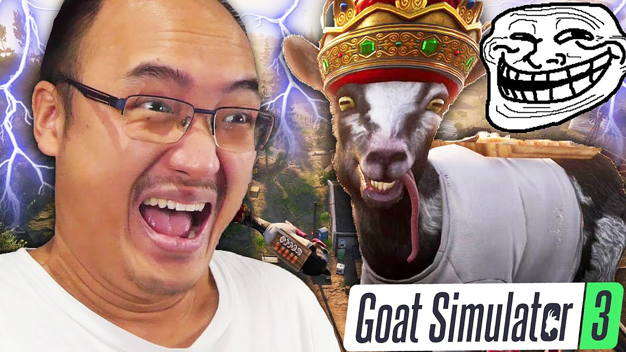 GOAT SIMULATOR 3 EST BEAUCOUP TROP HILARANT ! - YouTube