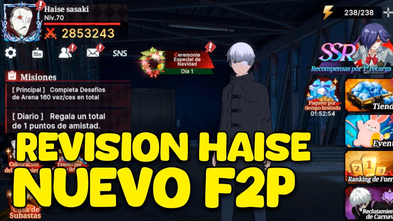 REVISION Haise Sasaki | Tokyo Ghoul: Break The Chains - YouTube