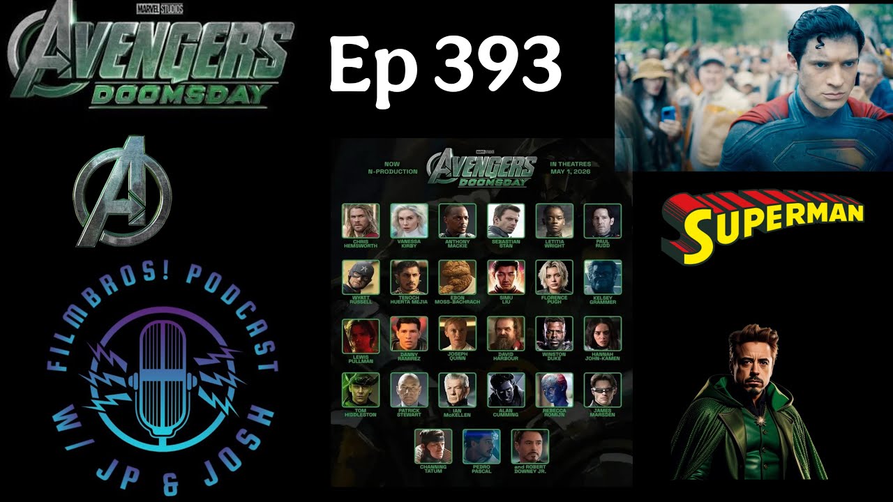 Ep 393 Avengers Doomsday Cast reveal, MCU theories, Superman castings ...