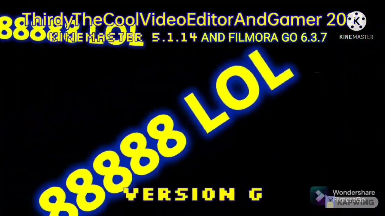 88888 LOL more versions A to K - YouTube