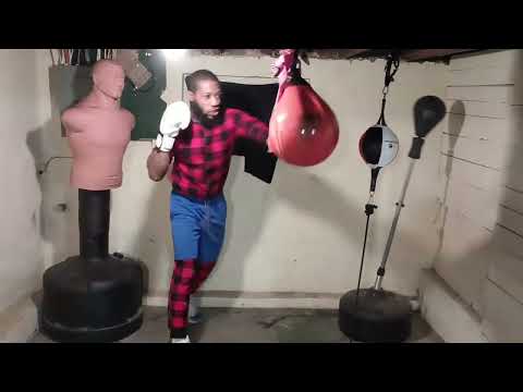 basic one two boxing combination practice - YouTube