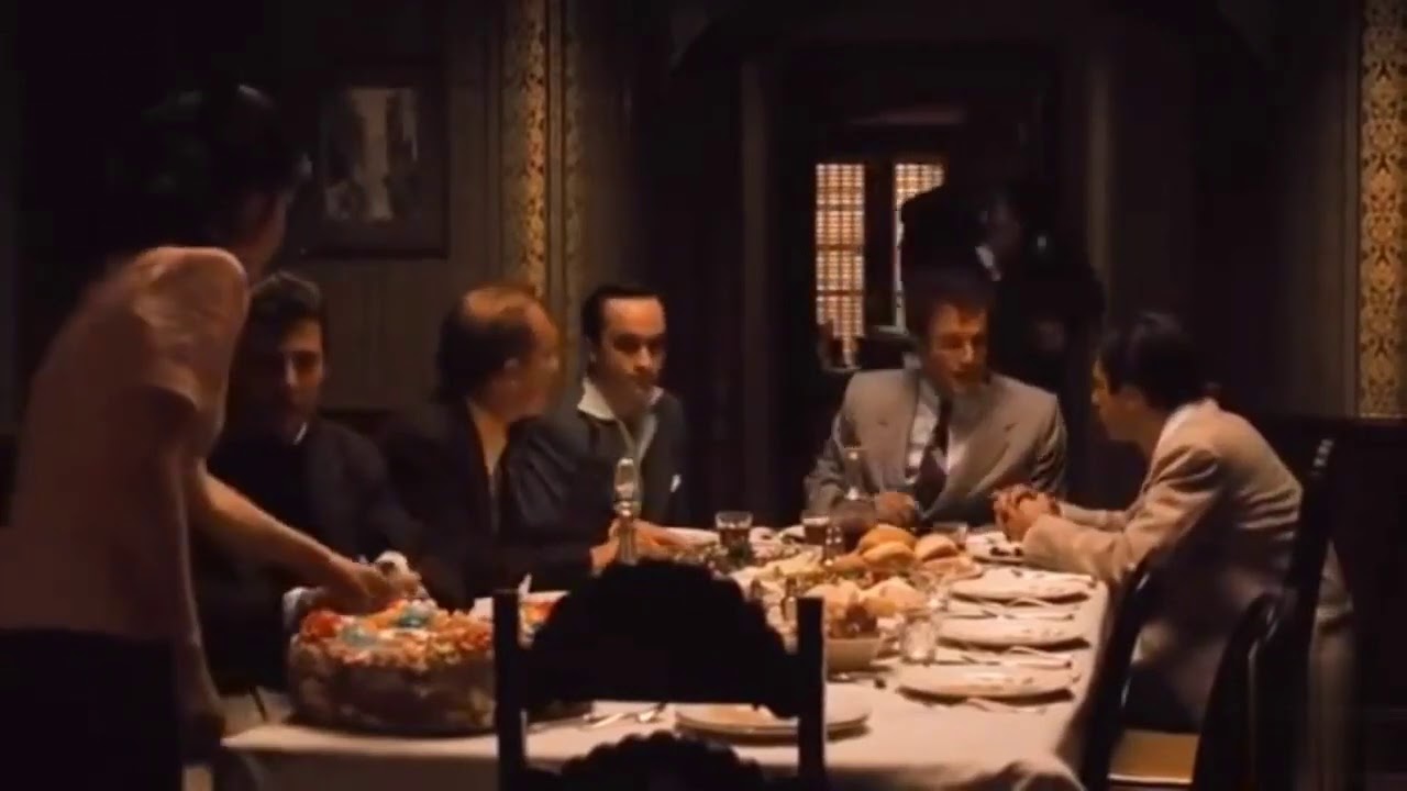 Trending Meme Template of Godfather Dinner Scene - YouTube
