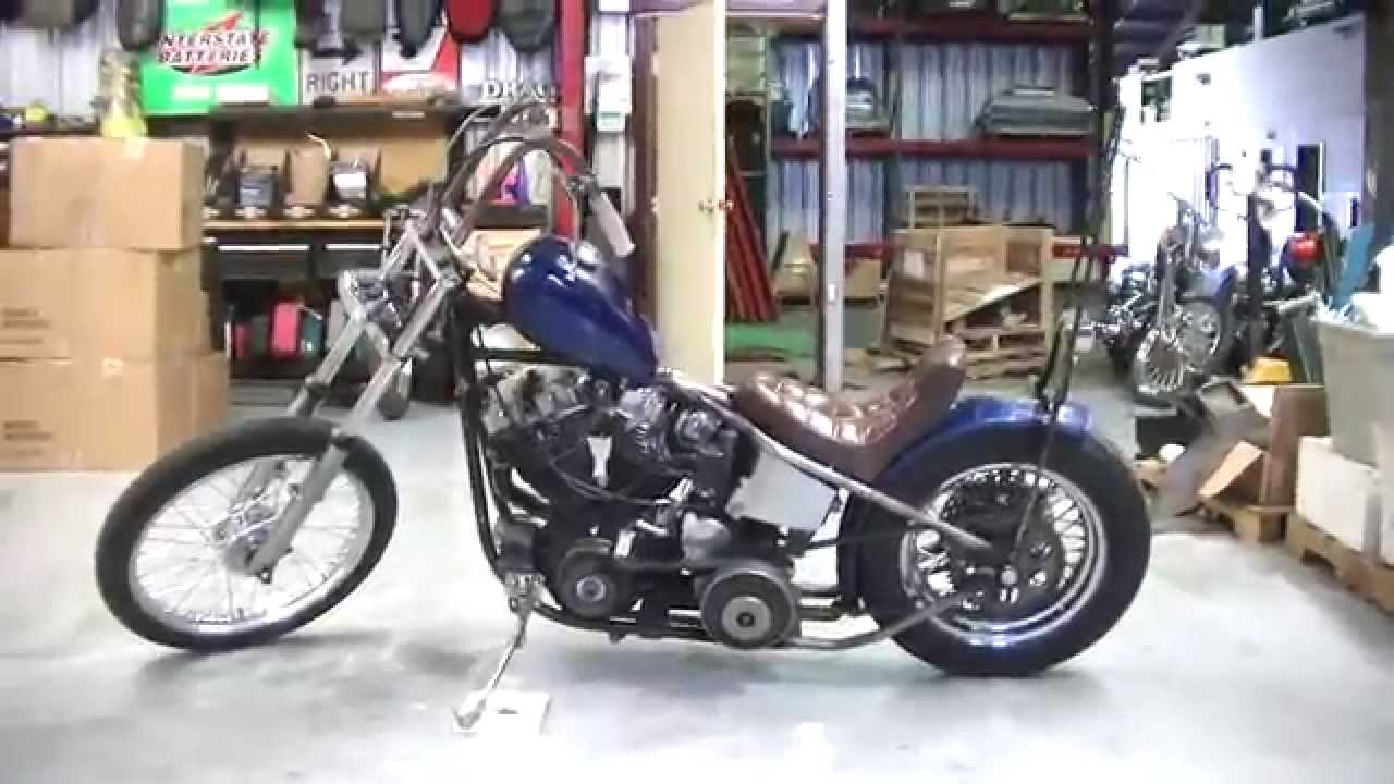 1980 FXWG Hardtail Rigid - YouTube