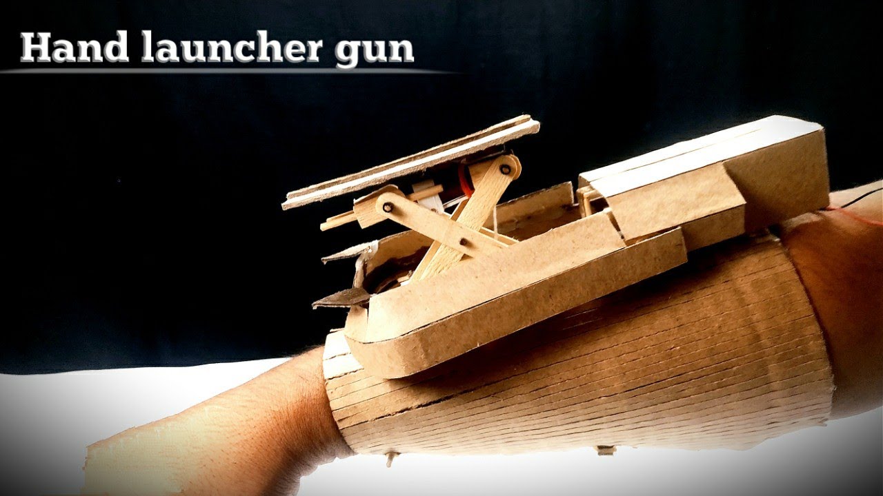 Hand launcher gun||How to make launcher gun🔥🔥 - YouTube