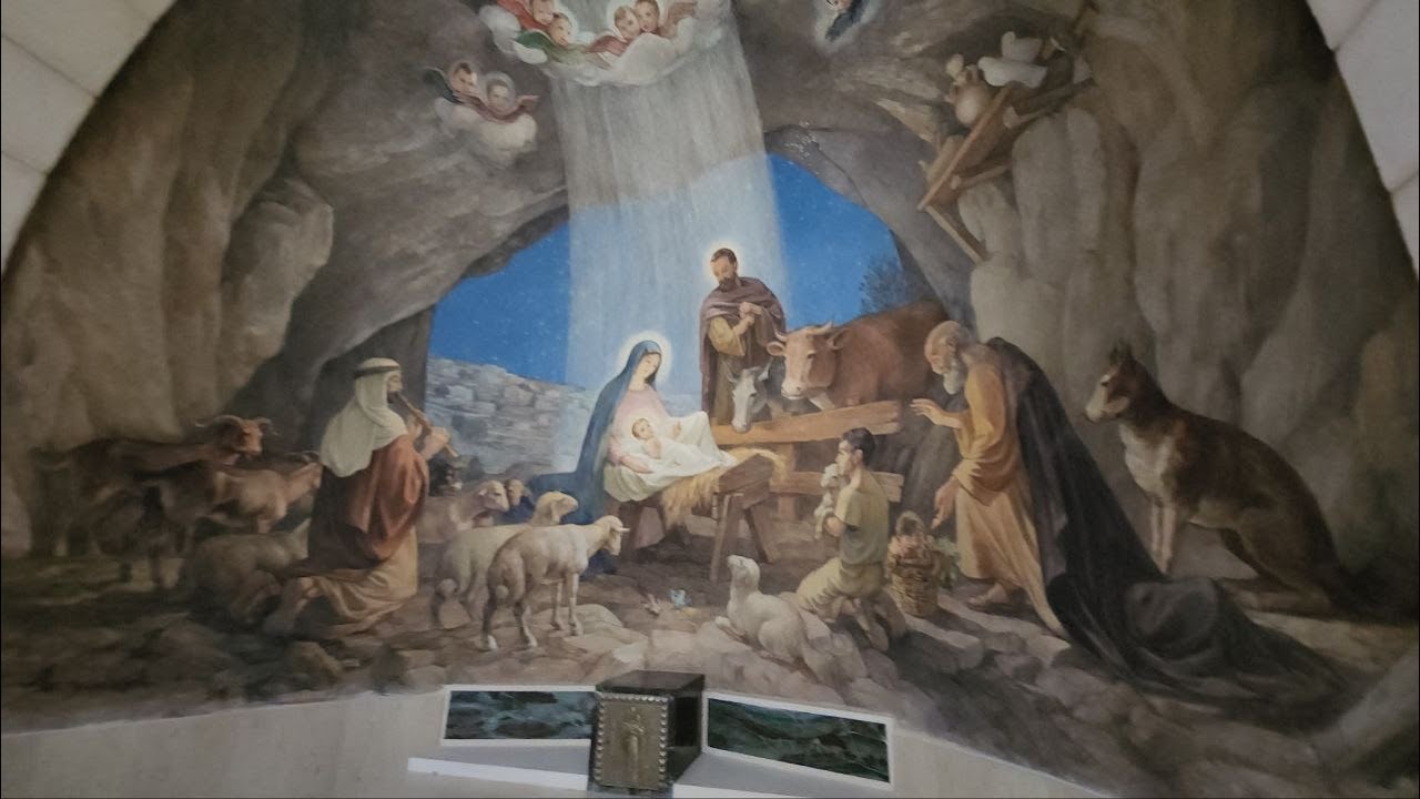 Here the angel was revealed to the shepherds when Jesus was born-the ...