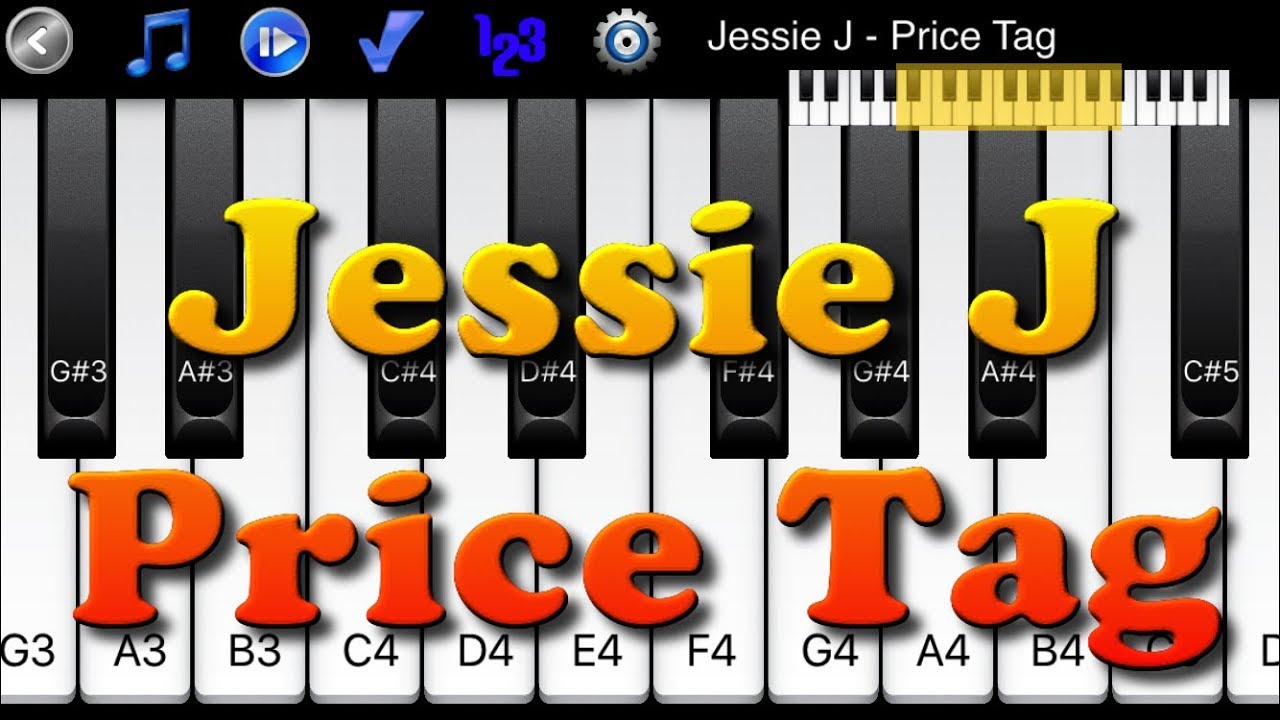 Jessie J - Price Tag - Learn To Master Piano Melody - YouTube